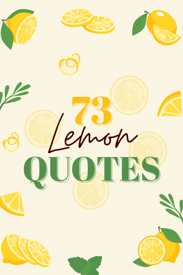 Cute Lemon Sayings: Express Your Zest With Adorable Quotes