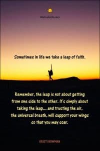 90 Leap of Faith Quotes: Inspiring Sayings to Empower Belief and Courage