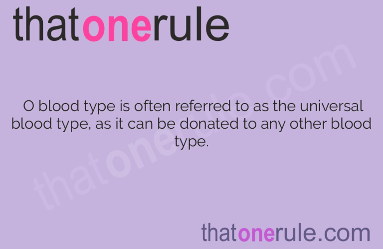 10 Essential Facts about O Blood Type You Need to Know