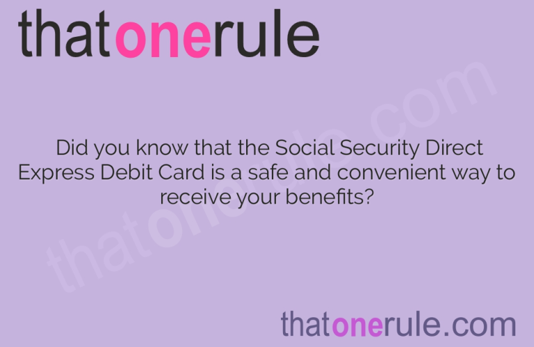 Social Security Direct Express Debit Card Facts: All You Need to Know